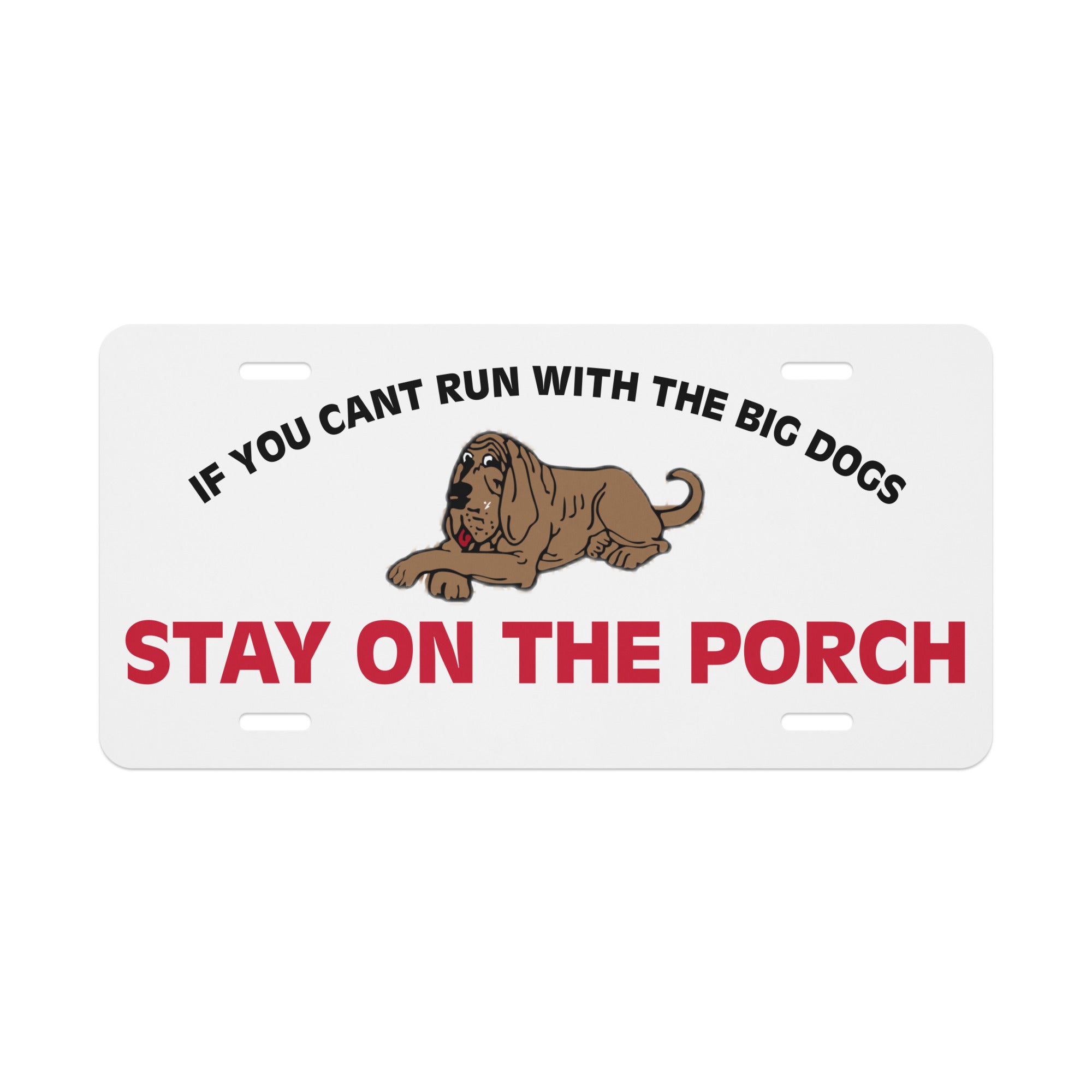 Big dog license plate – Cornbread Country Club