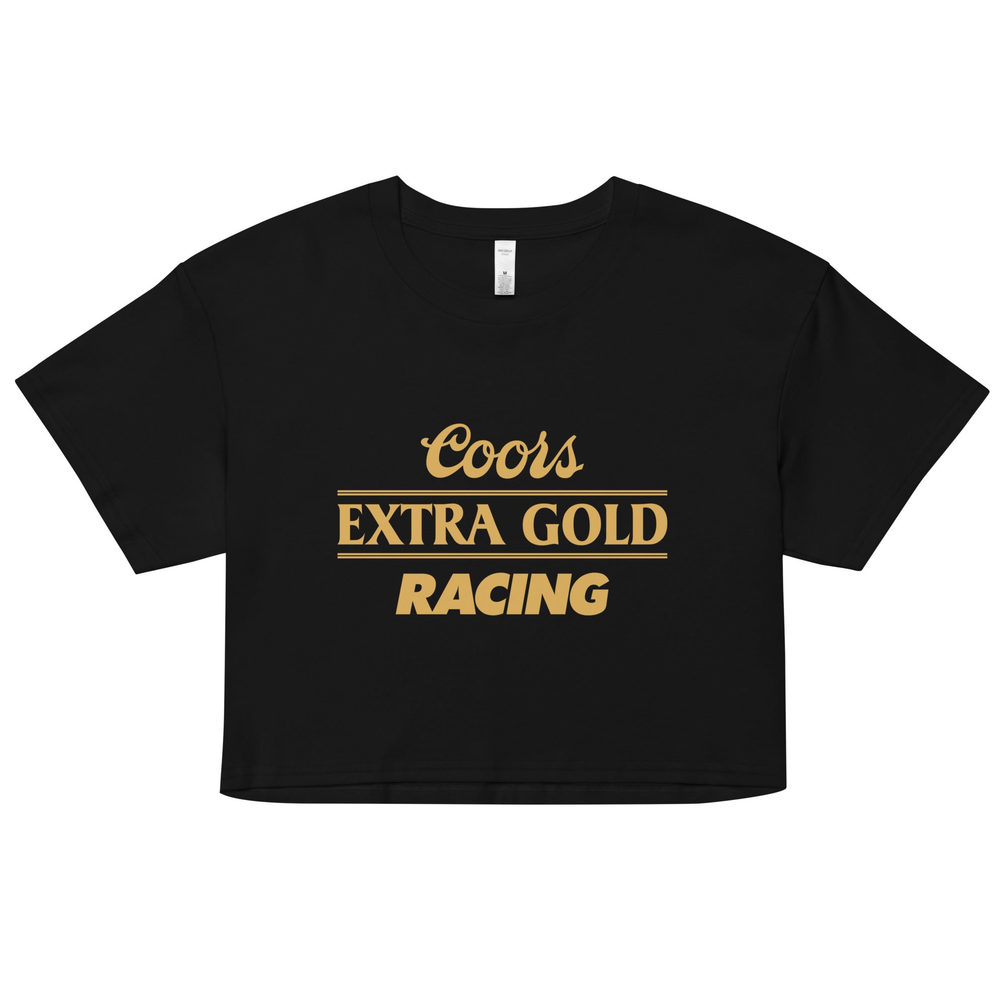 Extra gold racing crop top – Cornbread Country Club
