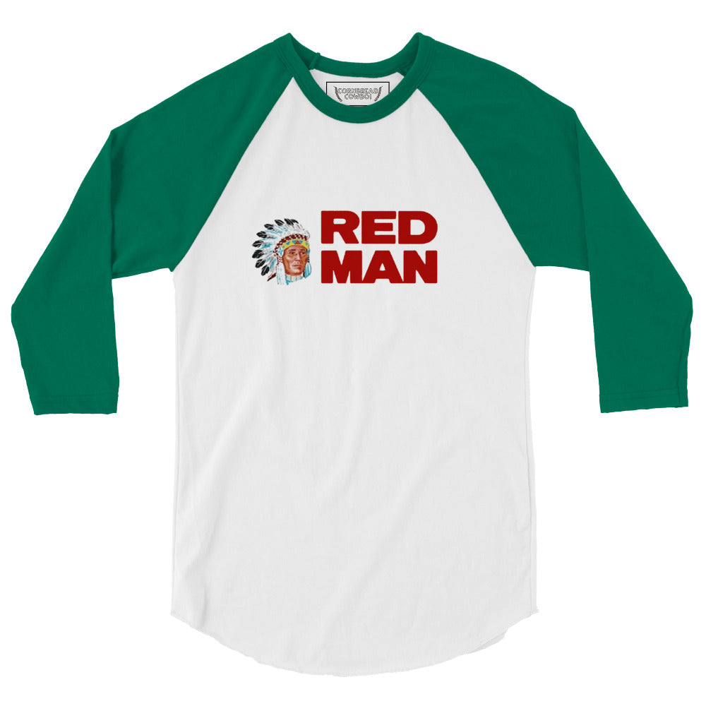 3/4 sleeve RedMan baseball tee – Cornbread Country Club